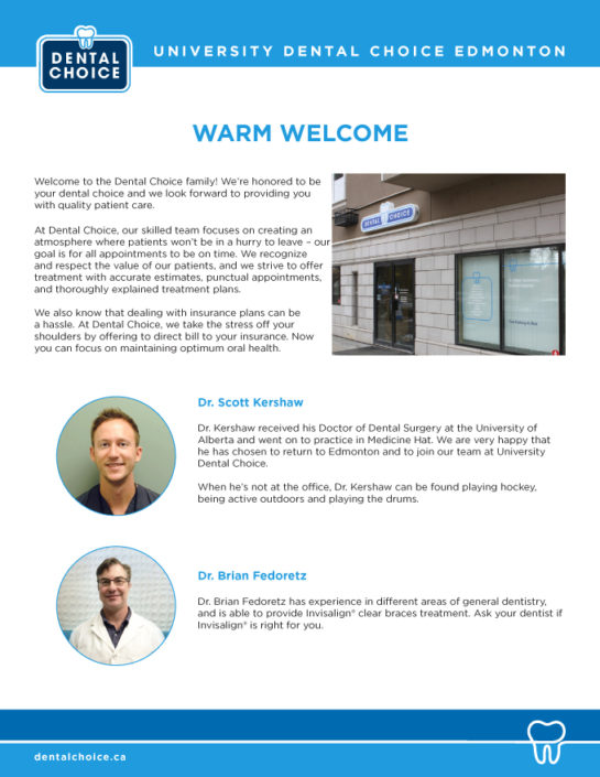 New Patient Folder Inserts - Imprint Design and Printing