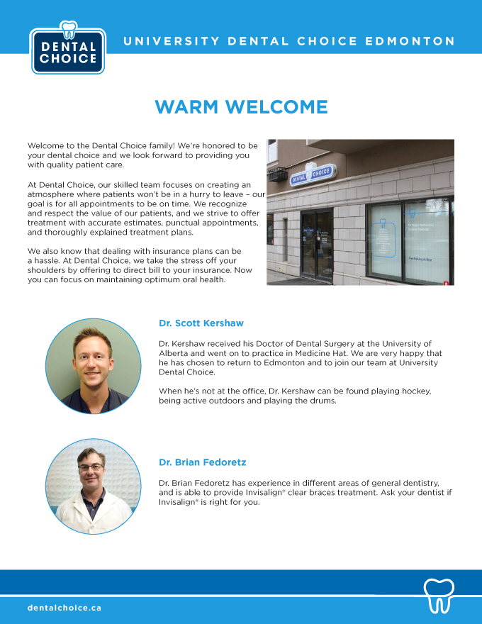 New Patient Folder Inserts - Imprint Design and Printing