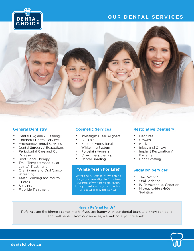 New Patient Folder Inserts - Imprint Design and Printing