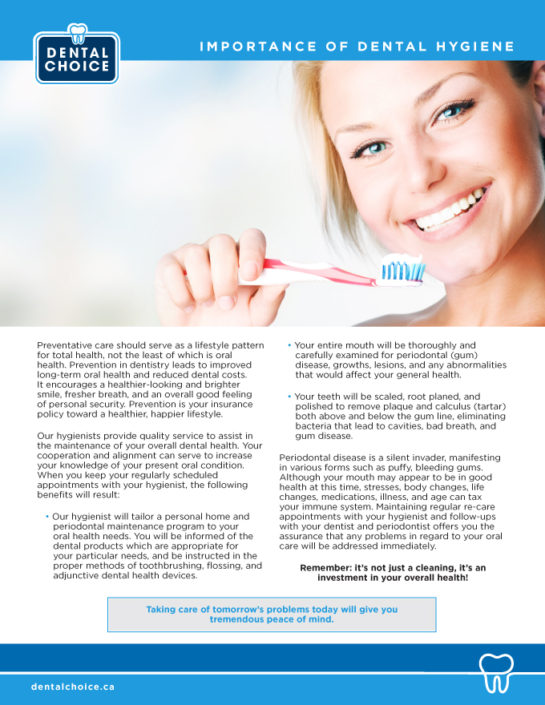 New Patient Folder Inserts - Imprint Design and Printing