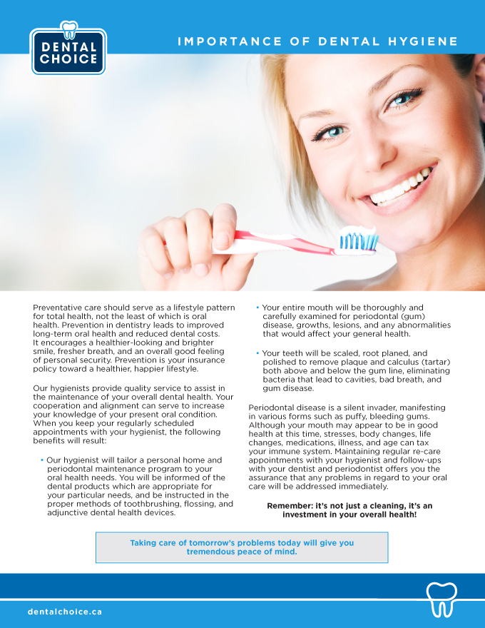 New Patient Folder Inserts - Imprint Design and Printing