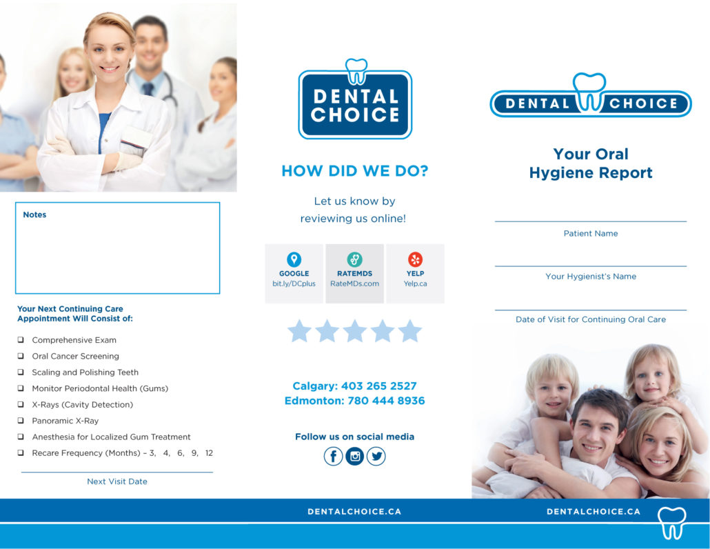 Hygiene Brochures - Imprint Design and Printing